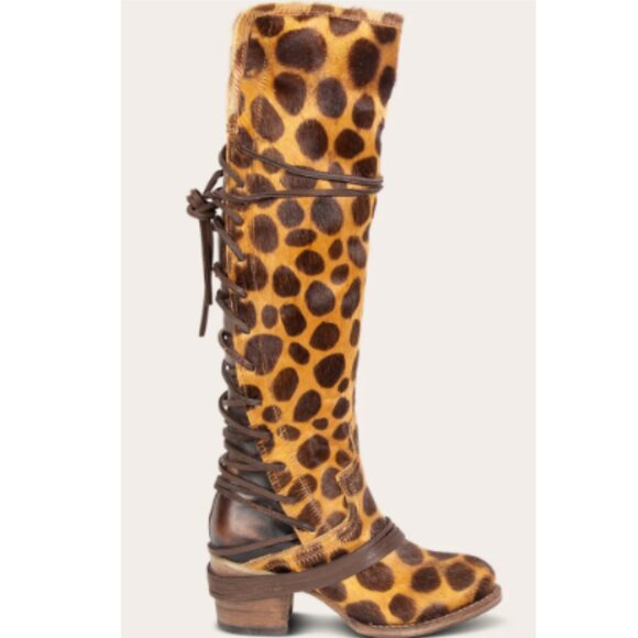 Freebird by Steven | Shoes | Freebird By Steven Rare Calf Hair Leopard Print Coal Tall Boot ...